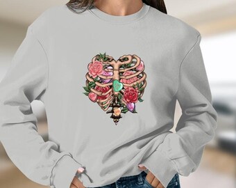 Rib Cage Design for Shirt - Etsy UK