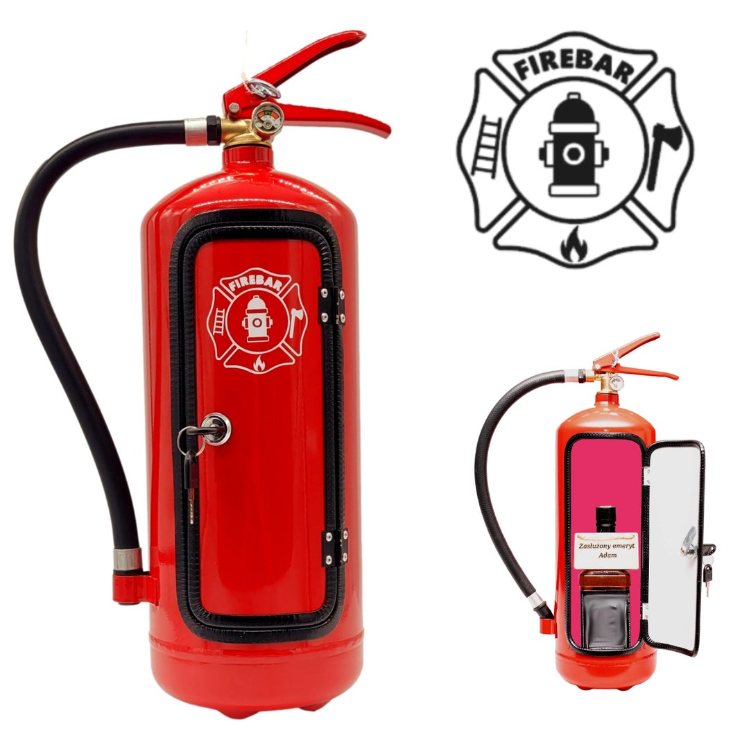 Fire Extinguisher Mini Bar Firefighter Gift Original Present - Etsy