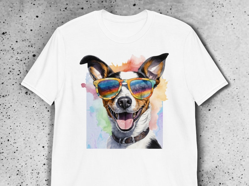 Sunny Rat Terrier With Sunglasses T-shirt - Etsy