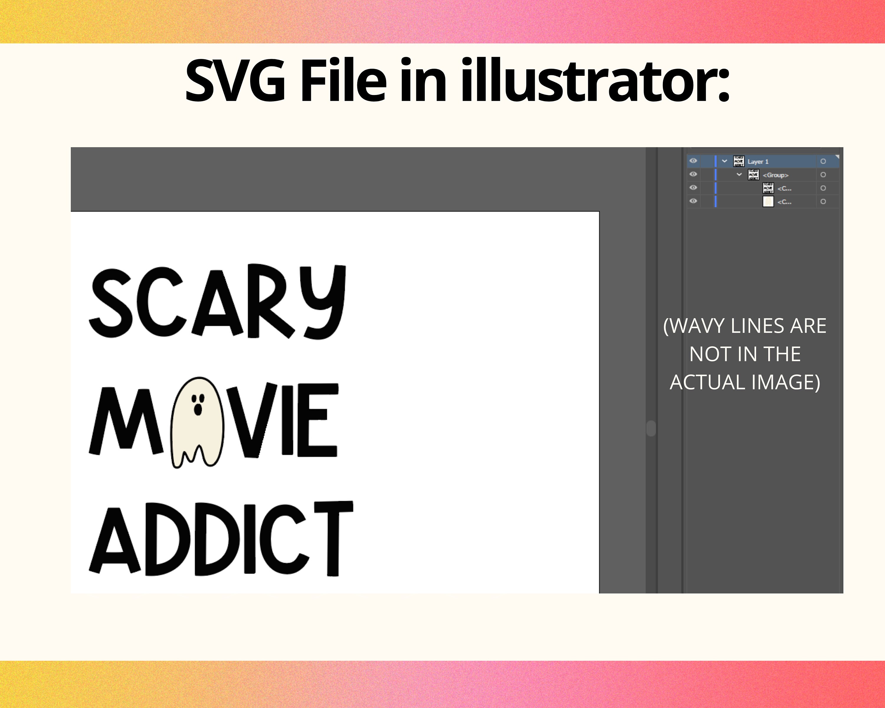 Scary Movie Addict PNG SVG Instant Download Cute Halloween Ghost Autumn ...