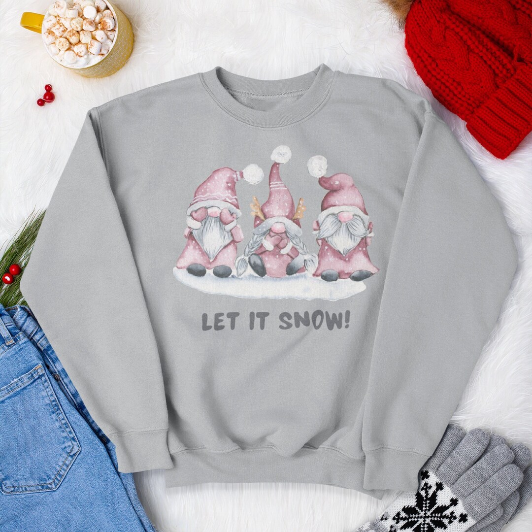 Let It Snow Gnomes, Winter Shirt, Cute Winter Shirts for Women, Cute ...