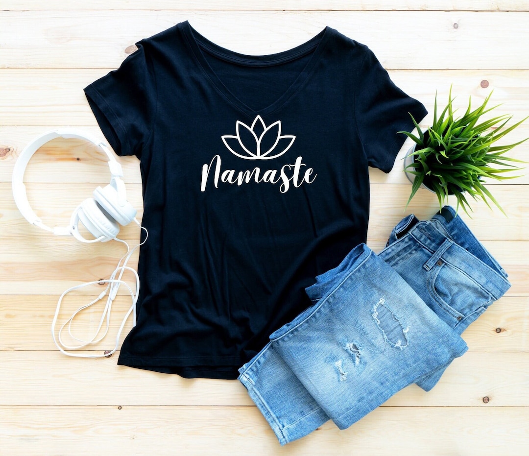 Namaste Shirts, Workout Shirt, Funny Yoga Shirt, Meditation Shirt, Yoga ...