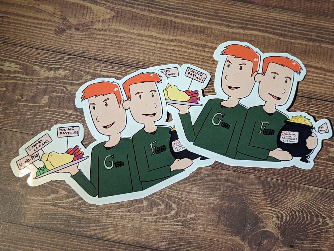 Fred and George Weasley Twins Harry Potter High Quality, Fan Art ...