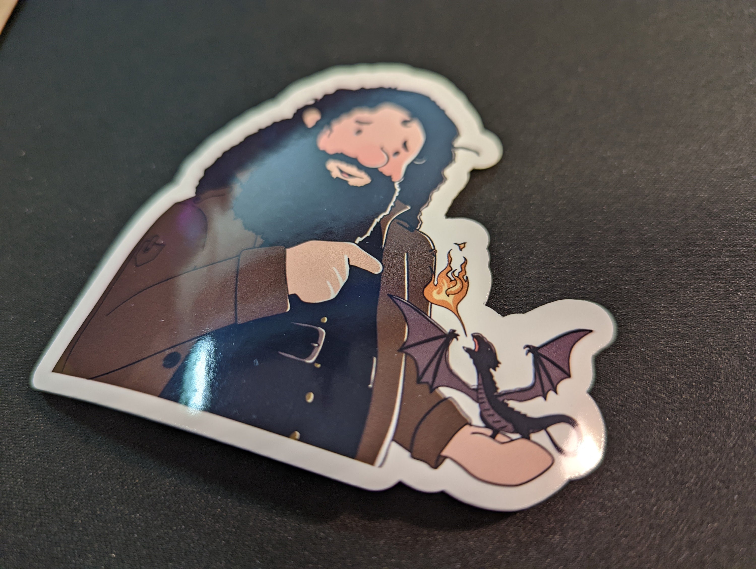 Rubeus Hagrid Sticker High Quality Original Art Glossy - Etsy Canada