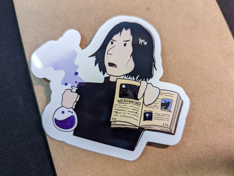 Severus Snape Sticker High Quality Original Art Glossy - Etsy