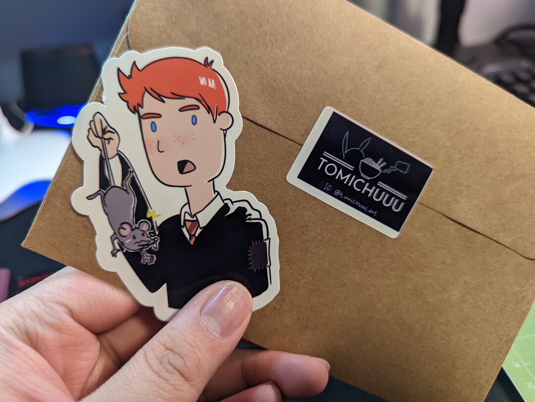 Ron Weasley Sticker High Quality Original Art Glossy - Etsy