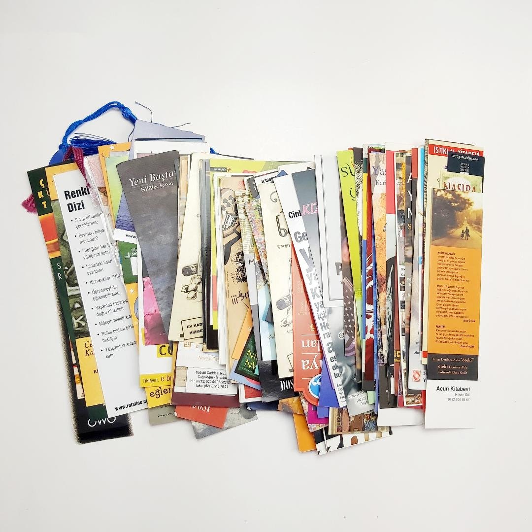 Vintage Bulk Set of Paper Bookmarks Collection Collectible - Etsy