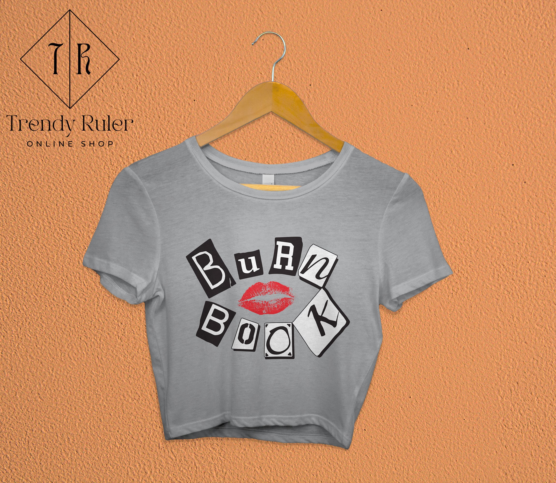 Burn Book Mean Girls Crop Top the Plastics Crop Tee Movie - Etsy