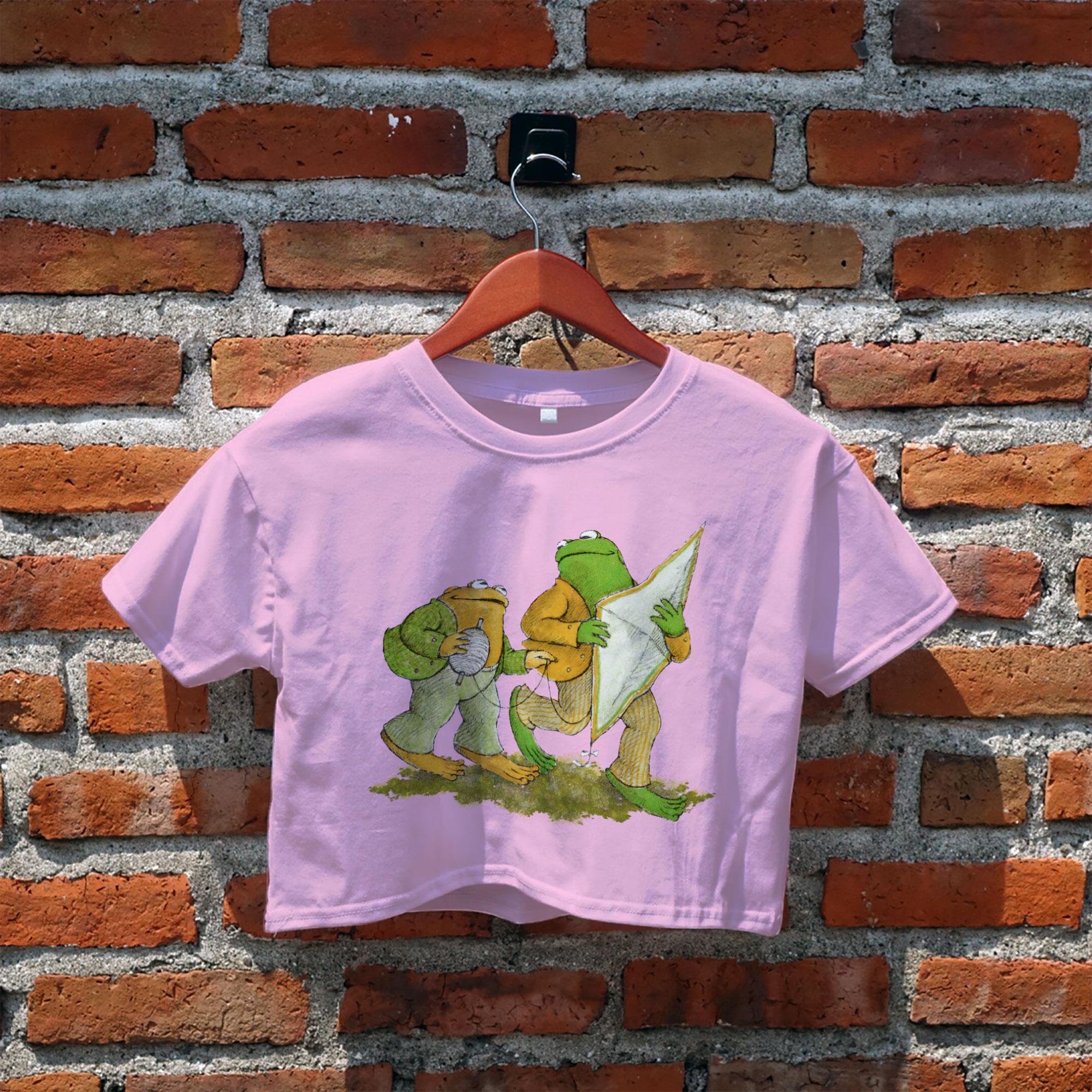 Frog and Toad Crop Top, Frog Toad Shirt, Frog Graphic Tees, Women's ...