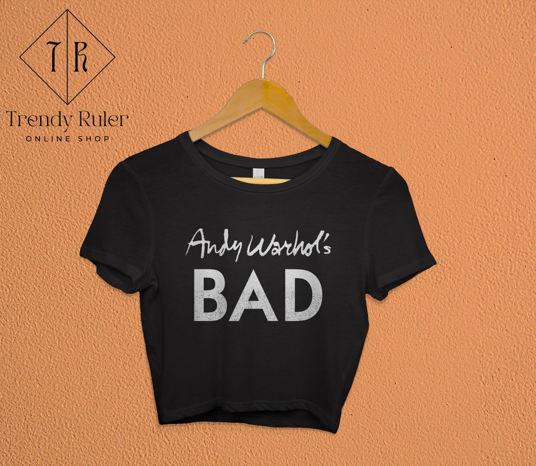 Andy Warhols Bad Crop Top Inspired Graphic Tees Women's - Etsy