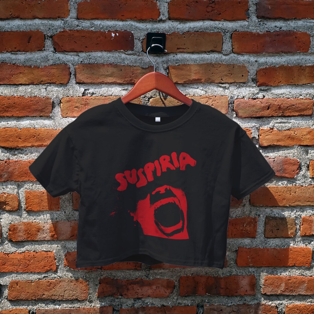 Suspiria Crop Top, Horror Movie Inspired Graphic Tees, Suspiria Shirt ...