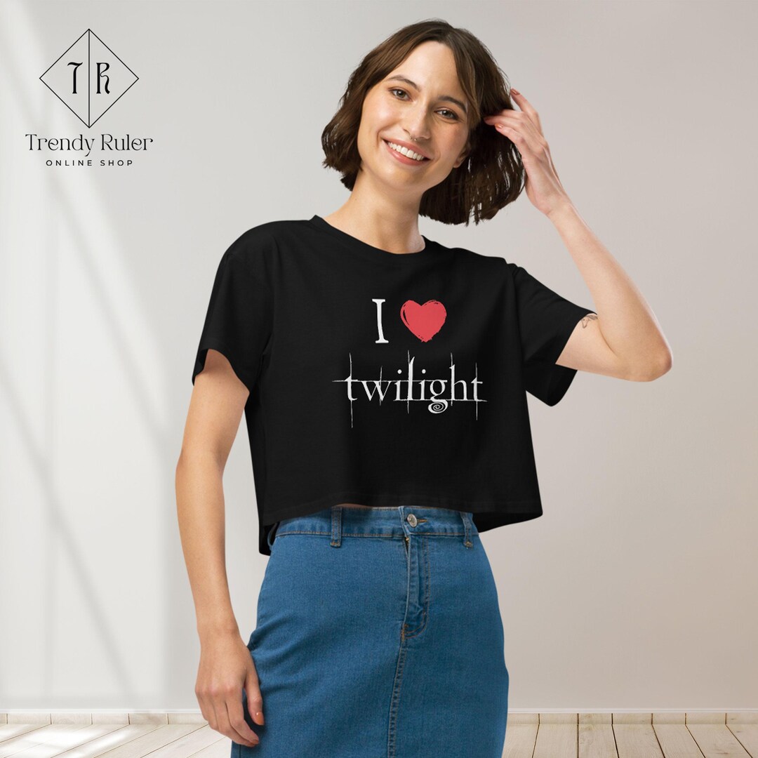 I Heart Twilight Crop Top – Twilight Y2K Inspired Graphic Tee - Etsy