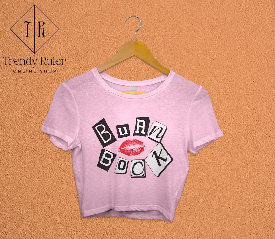 Burn Book Mean Girls Crop Top the Plastics Crop Tee Movie - Etsy
