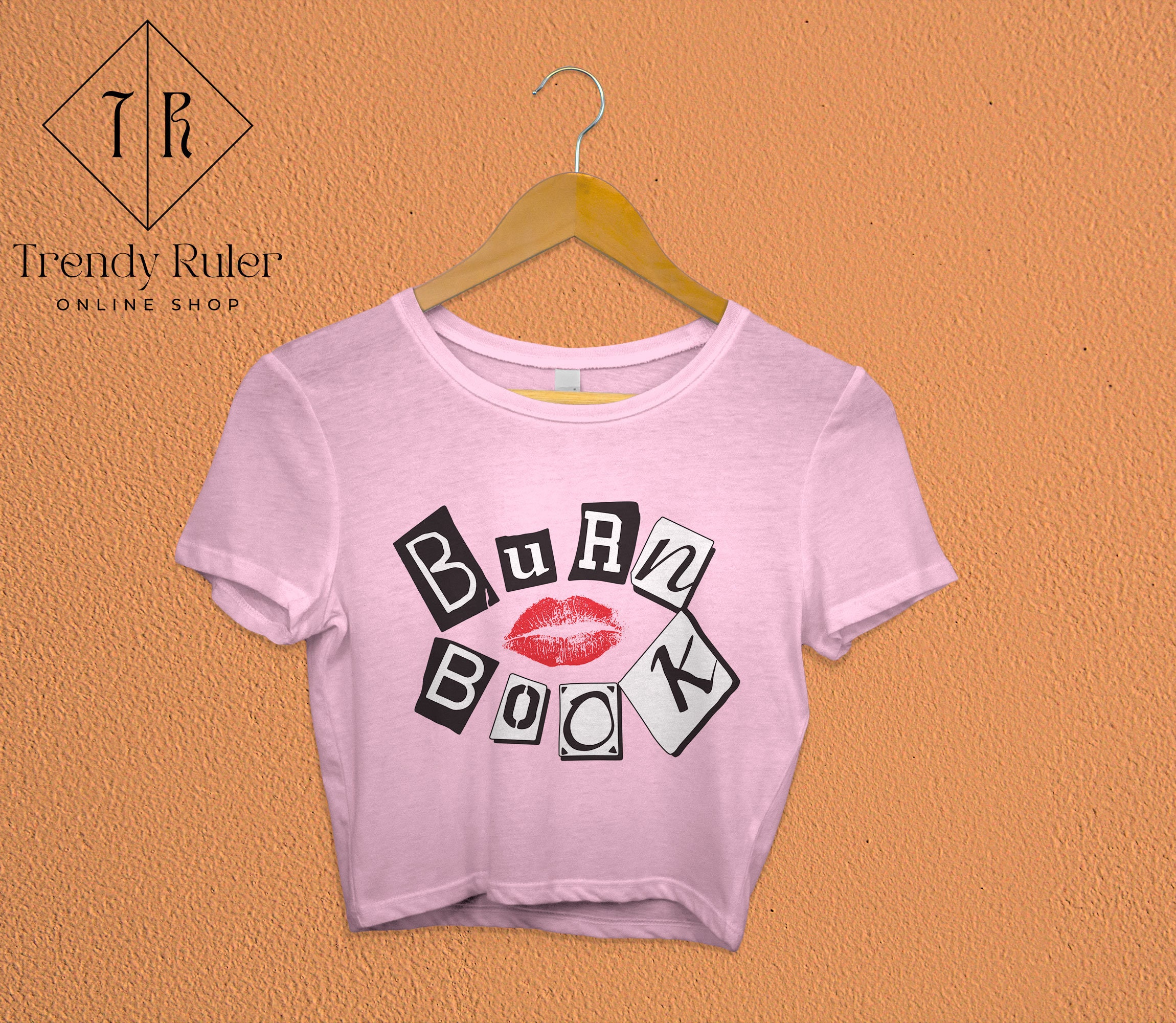 Burn Book Mean Girls Crop Top the Plastics Crop Tee Movie - Etsy