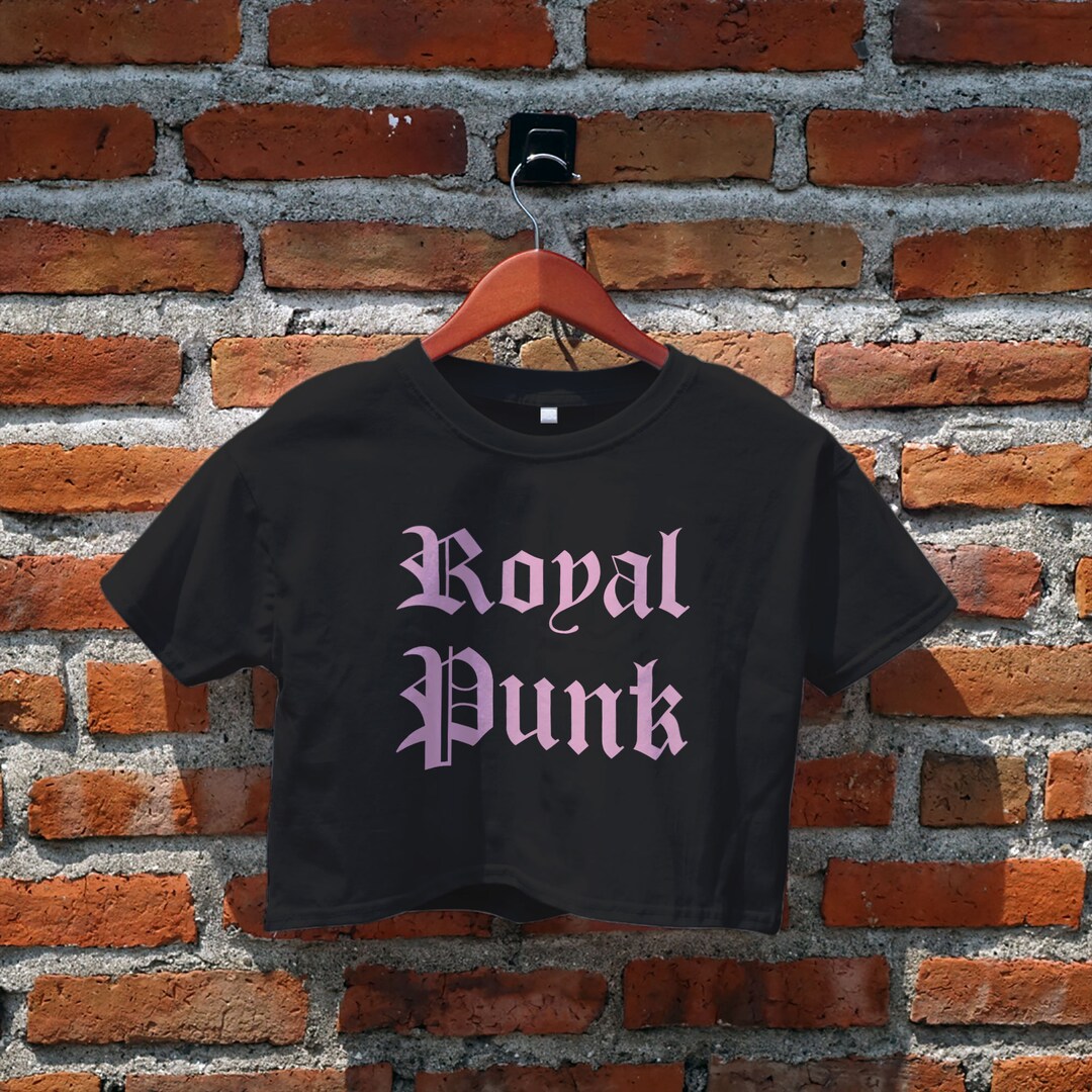 Royal Punk Crop Top, Mean Girls Inspired Graphic Tee, Gretchen Wieners ...