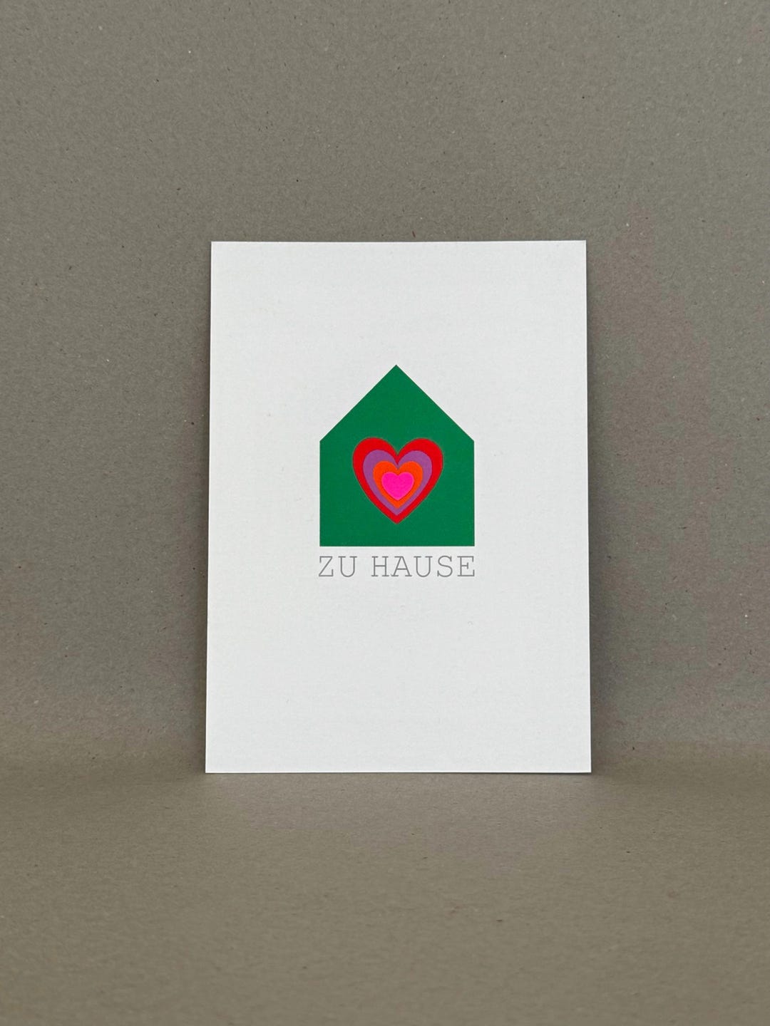 Card / Congratulations Card for Moving in / Card Moving in / House ...