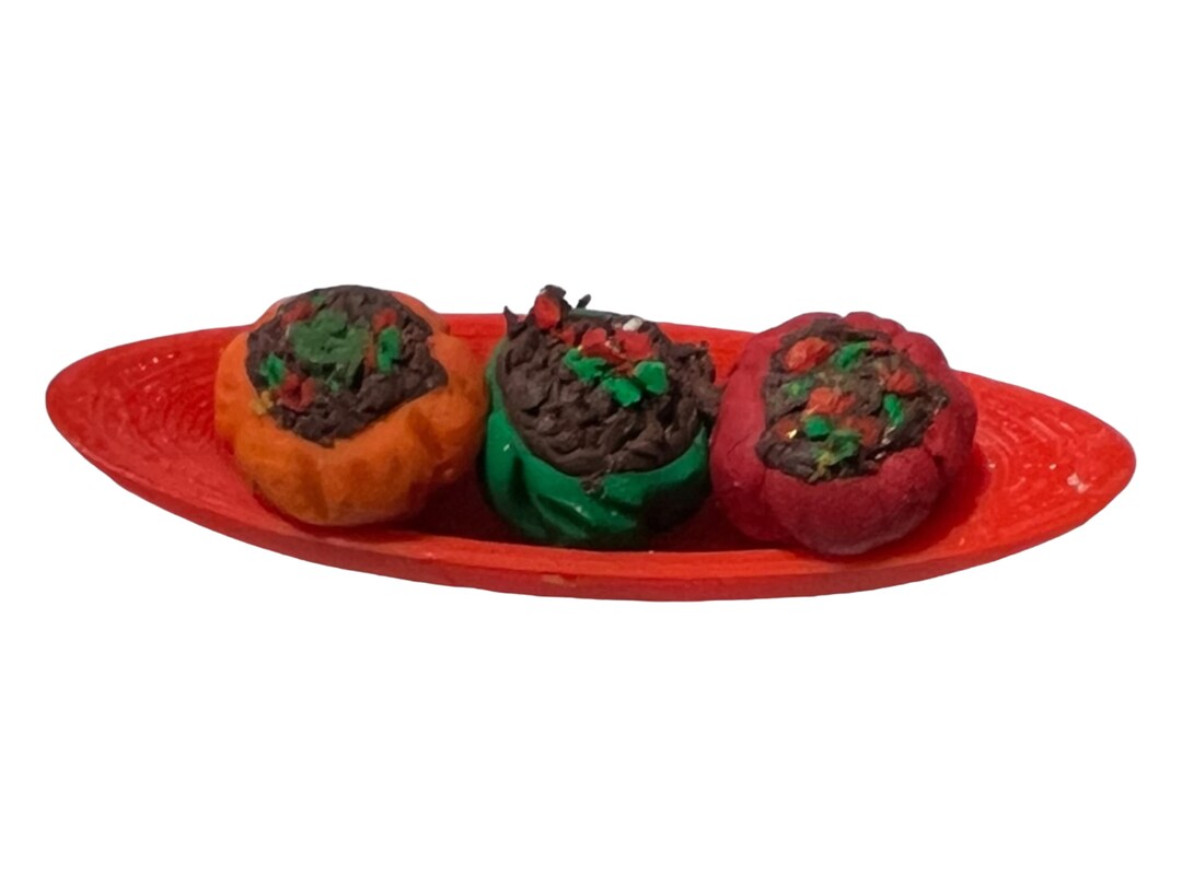 Miniature Stuffed Bell Pepper for Dollhouse, Mini Bell Peppers ...