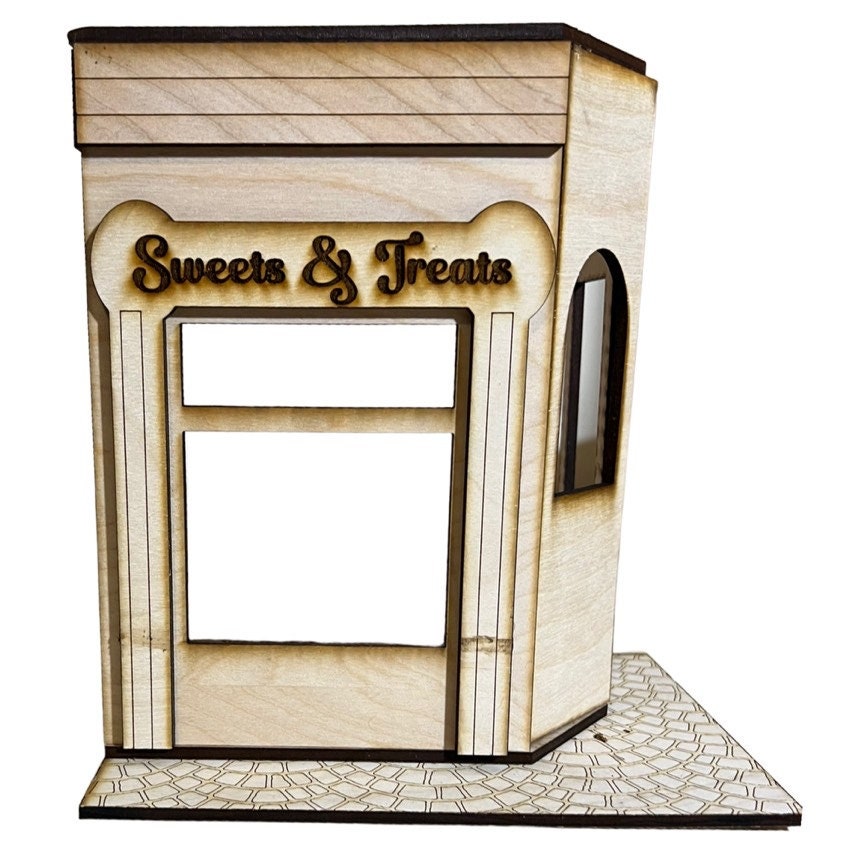 Room Box Sweets Restaurant Diy Room Box Kit Display Room - Etsy