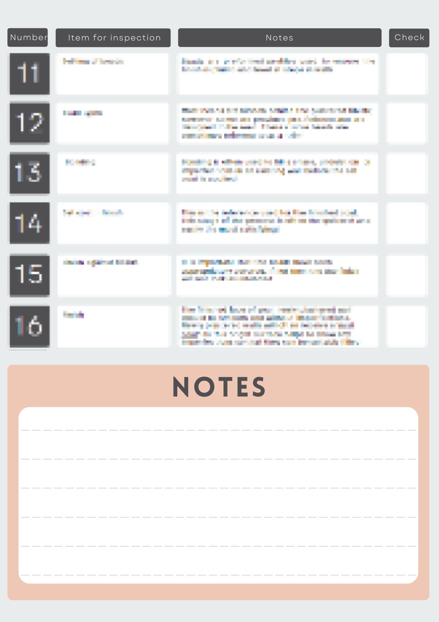 Construction Checklist for Plastering - Etsy