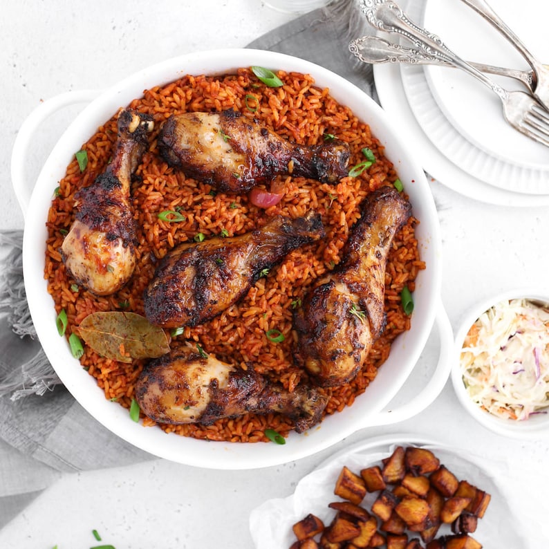 BEST Nigerian Jollof Rice Recipe, Downloadable PDF - Etsy
