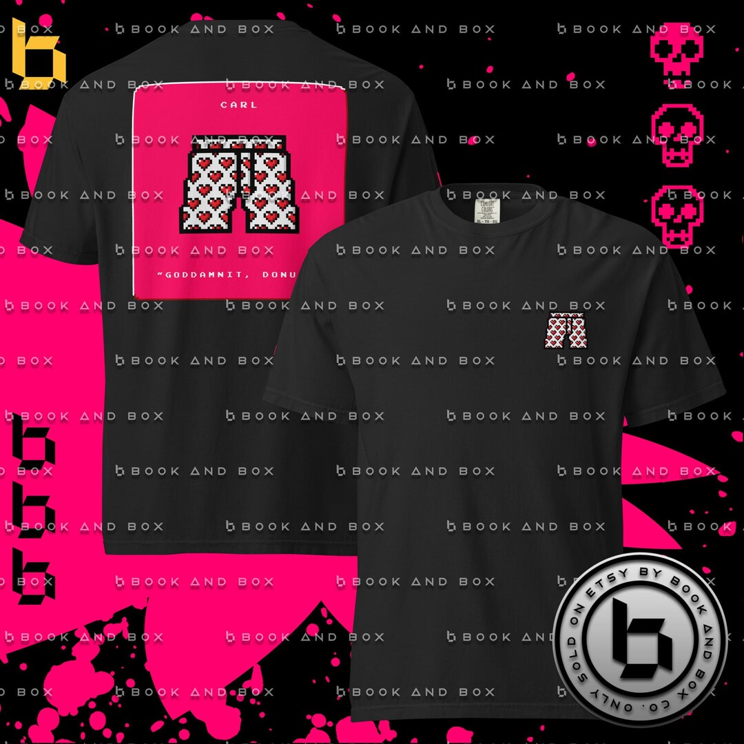 Carl Pixel Boxers, Dungeon Crawler Carl Themed Unisex Comfort Colors T ...