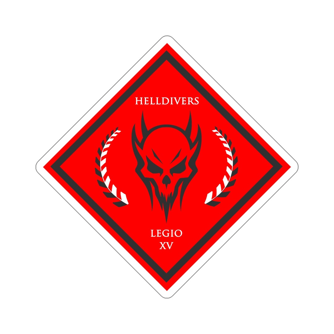 Red Rising Helldiver Legio XV Die-cut Stickers - Etsy