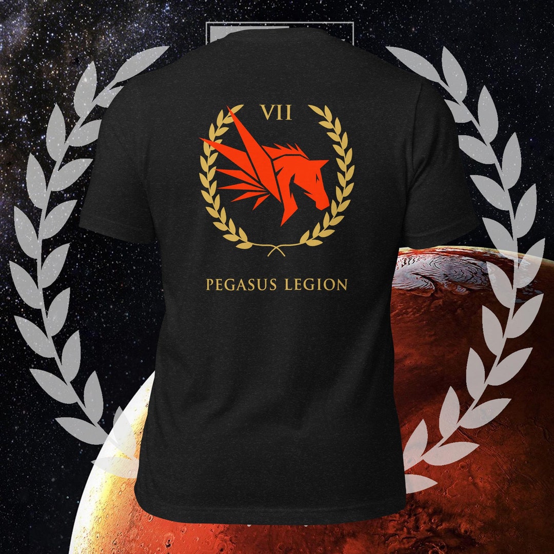 Pegasus Legion, Embroidered Front, Red Rising, Unisex T-shirt - Etsy