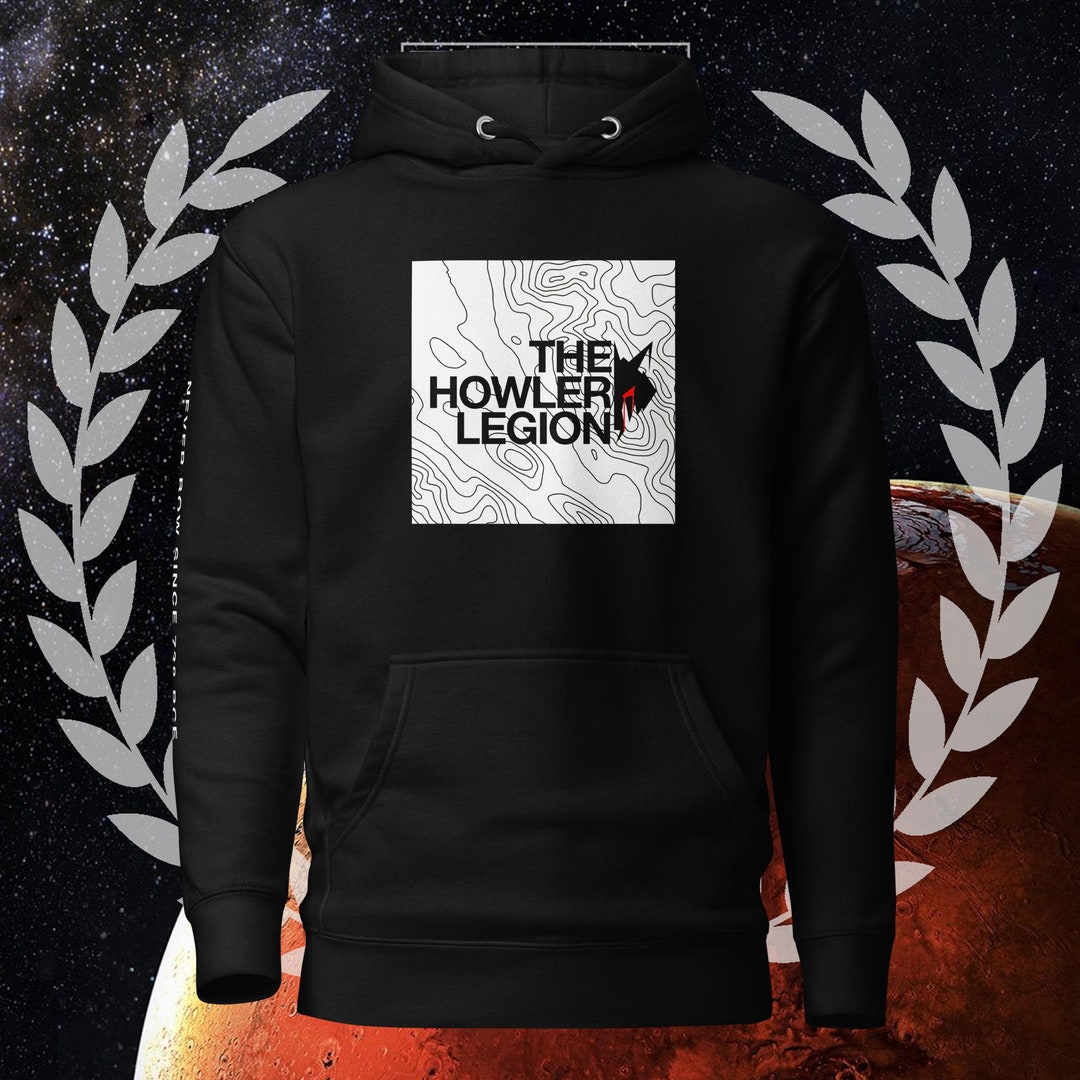 The Howler Legion, Topographical, Red Rising, Unisex Hoodie - Etsy