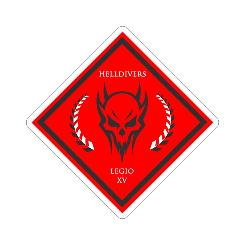 Red Rising Helldiver Legio XV Die-cut Stickers - Etsy