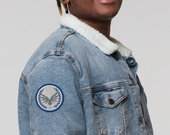 Red Rising Embroidered Patches, Gold and Red Sigil, Embroidered, House ...