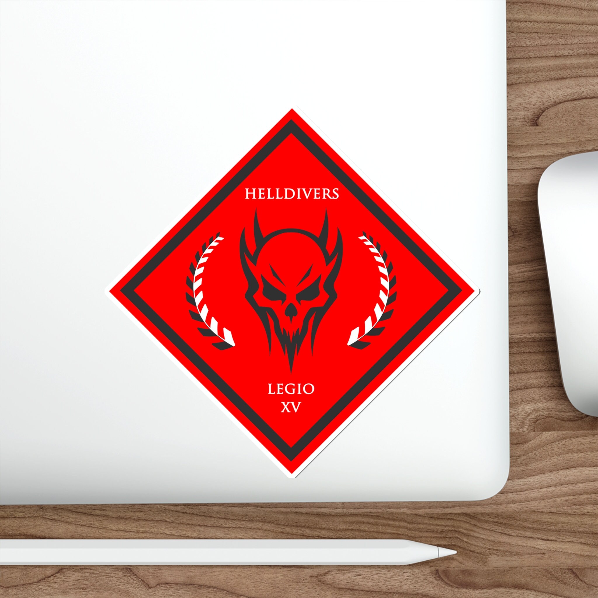 Red Rising Helldiver Legio XV Die-cut Stickers - Etsy