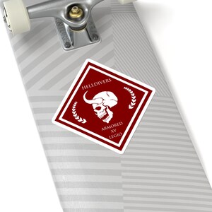 Helldiver Legion, Red, Red Rising, Kiss-cut Stickers - Etsy