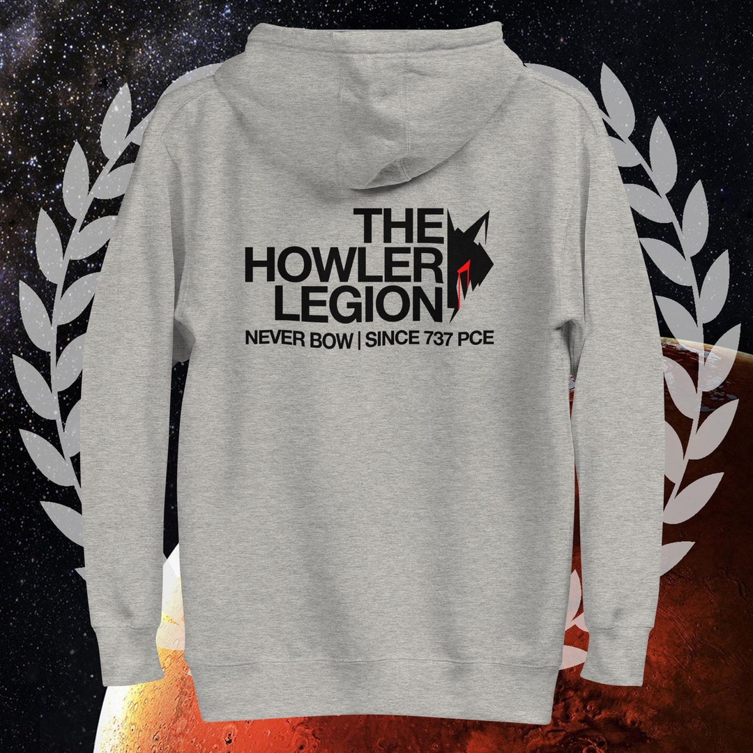 The Howler Legion, Embroidered Front, Red Rising, Unisex Hoodie - Etsy