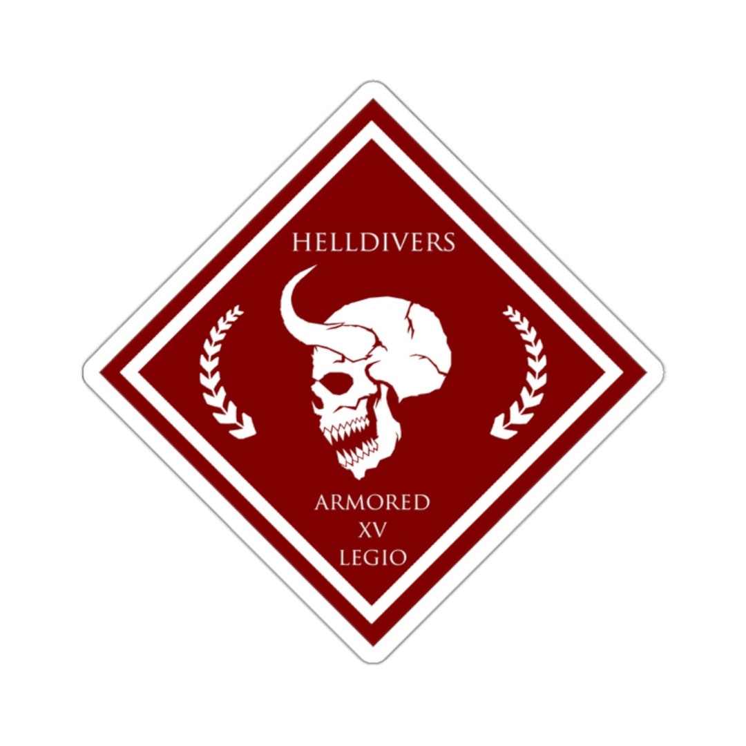 Helldiver Legion, Red, Red Rising, Kiss-cut Stickers - Etsy