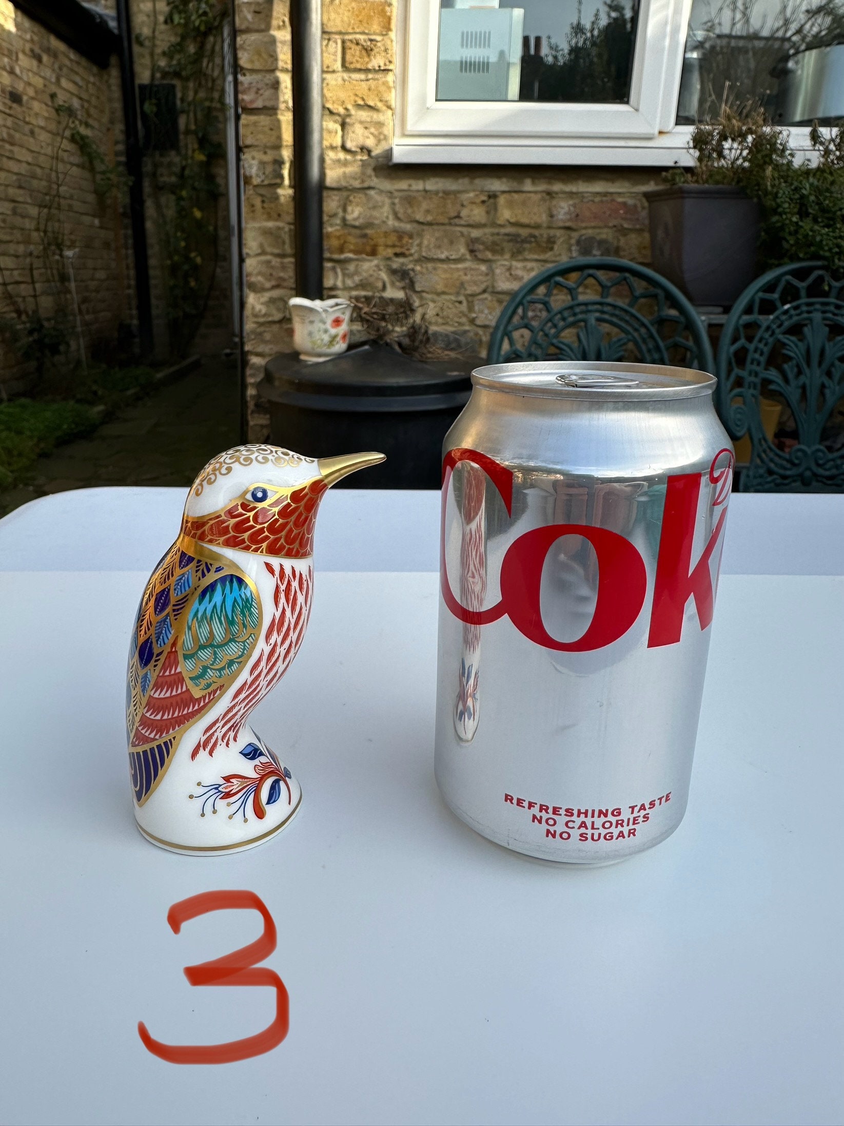 A Group of Royal Crown Derby Bird Paperweights of 2 Robins, 1 ...
