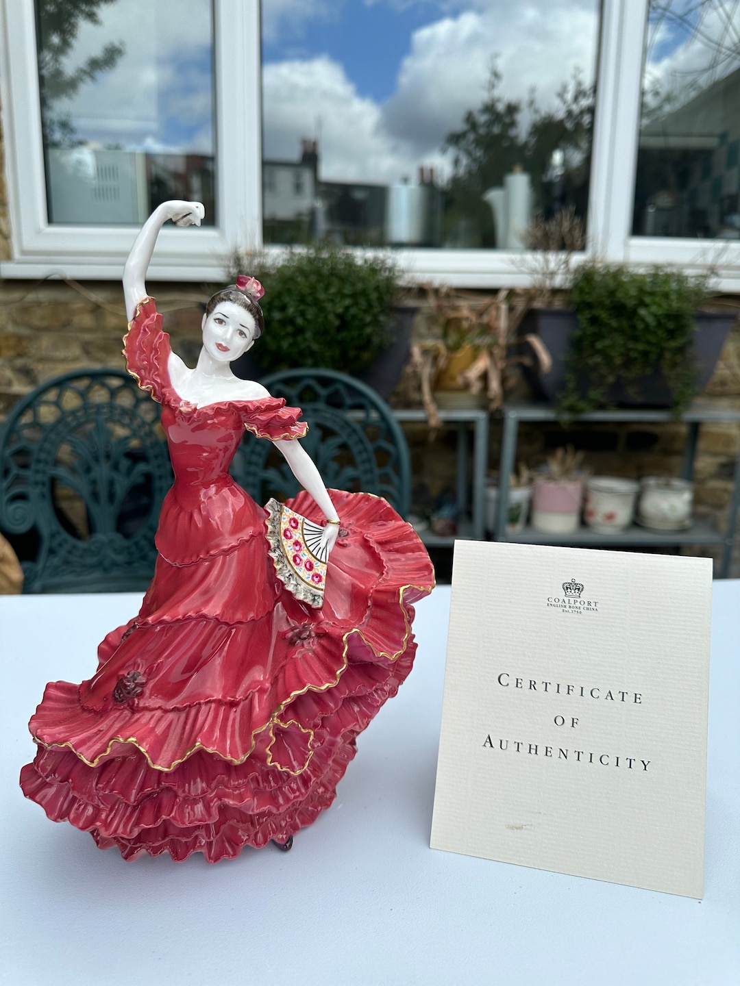 A Limited Edition Coalport Porcelain Figurine of Flamenco Dancer in the ...