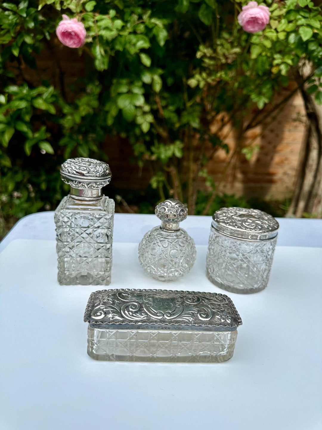 A 19th Century London, Birmingham, Chester Hallmarked Antique Silver ...