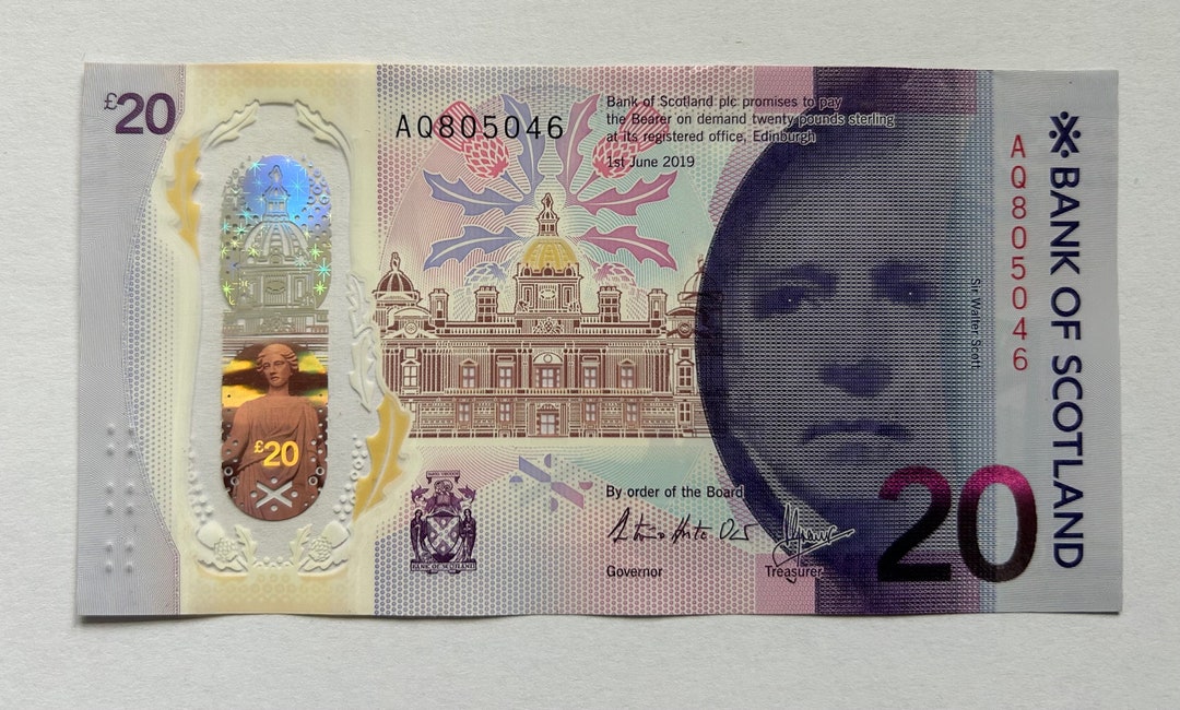 Forth Bridge Royal Bank of Scotland Uncirculated Twenty Pound Note - Etsy