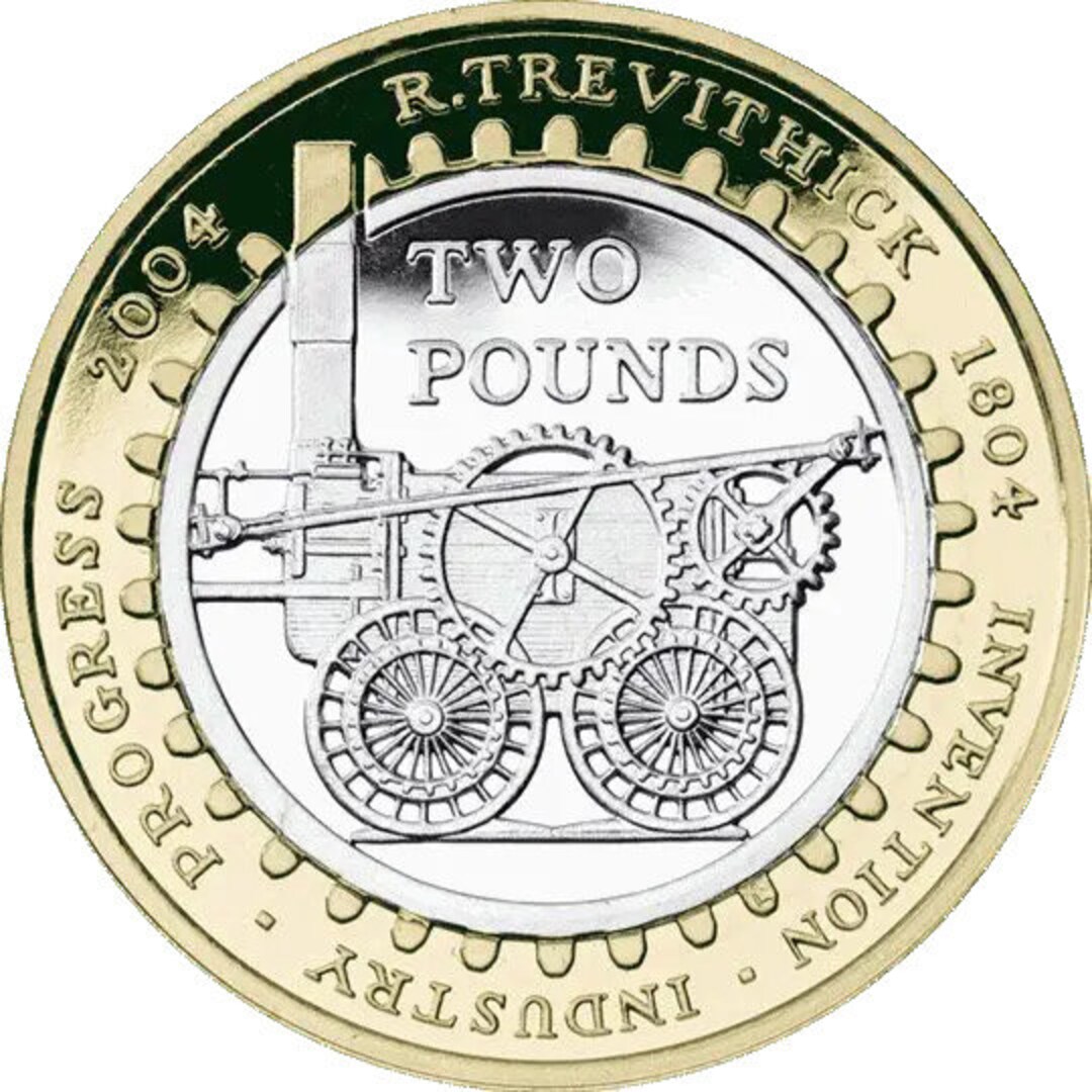 2004 Steam Locomotive Circulation British Two Pound Coin - Etsy