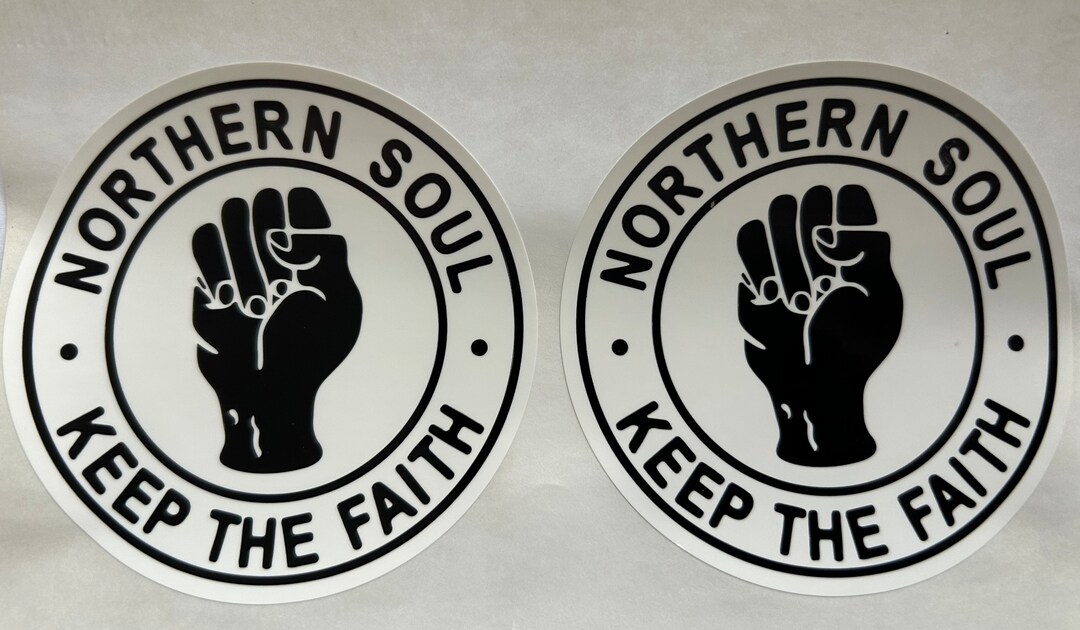 Northern Soul Keep the Faith 80mm Decal Pair - Etsy