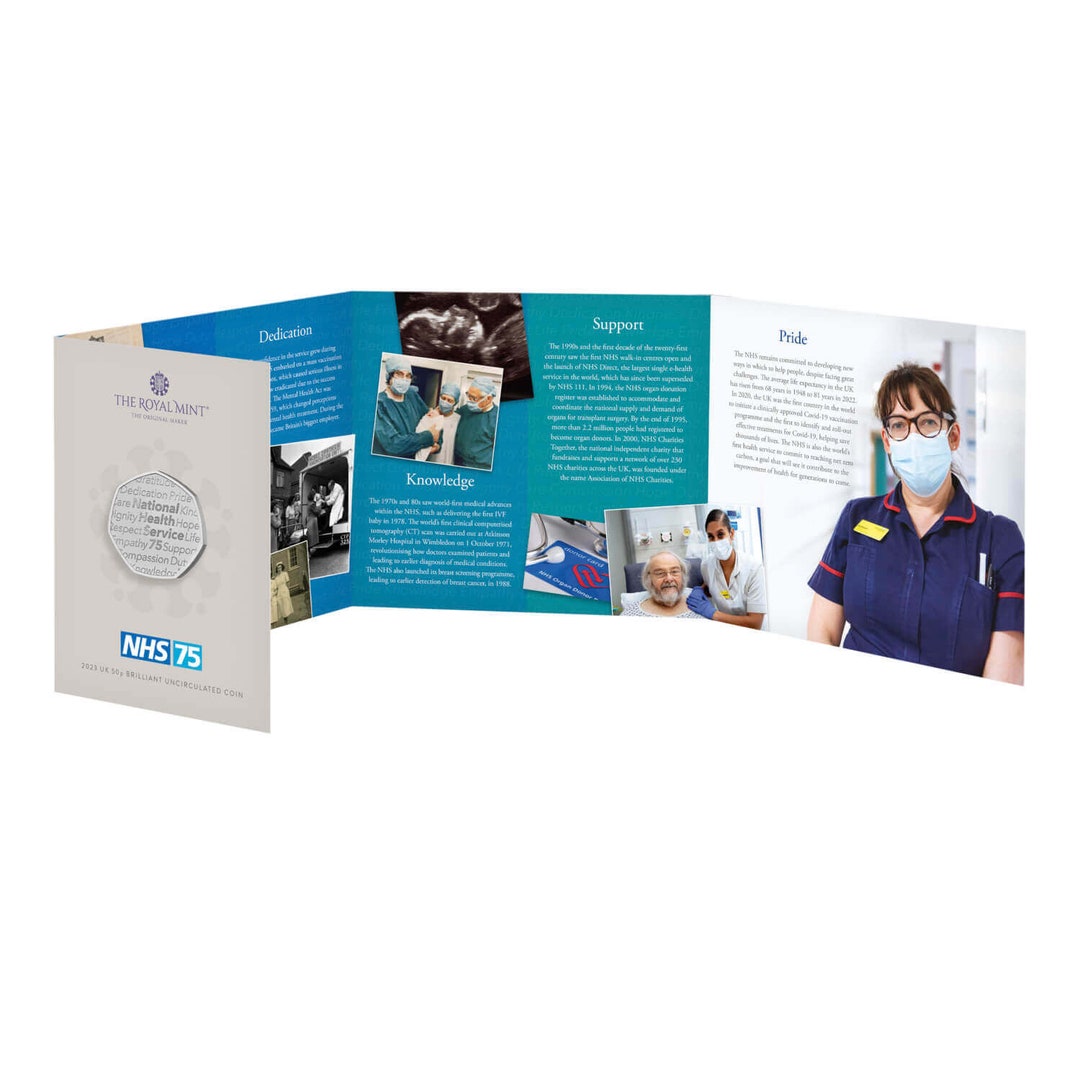 75 Years of the NHS 50p 2023 Royal Mail Presentation Pack - Etsy