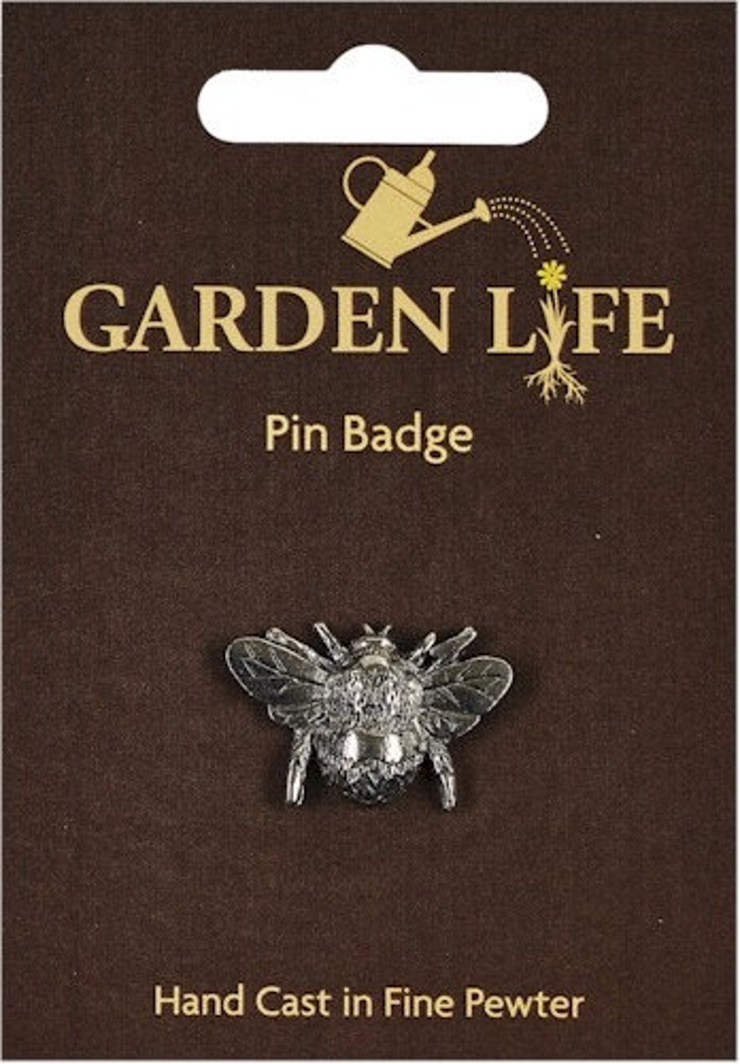 Bumble Bee Silver Pewter Pin Badge - Etsy