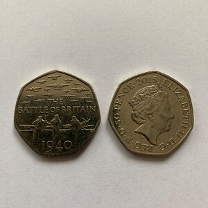 2015 Battle of Britain 50p Coin - Etsy UK