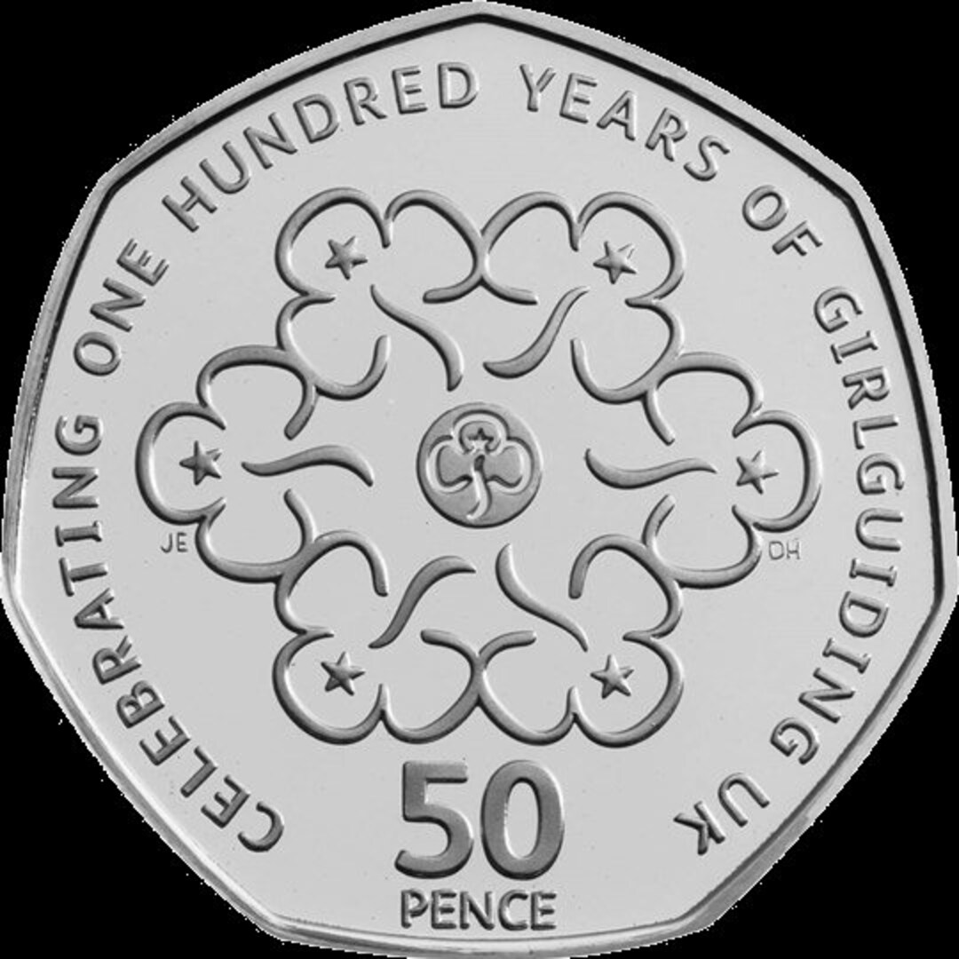2007 Scout Movement 2010 Girl Guides 50p Numismatics Coins - Etsy UK