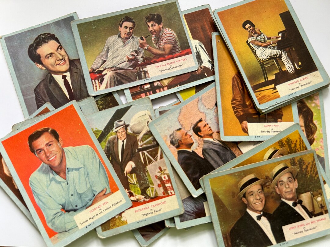 1953 Who-z-at Star Topps Celebrity Trade Cards, Famous Movie Star ...