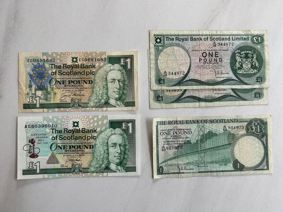 1970-97 the Royal Bank of Scotland Banknotes Alexander Graham Bell ...