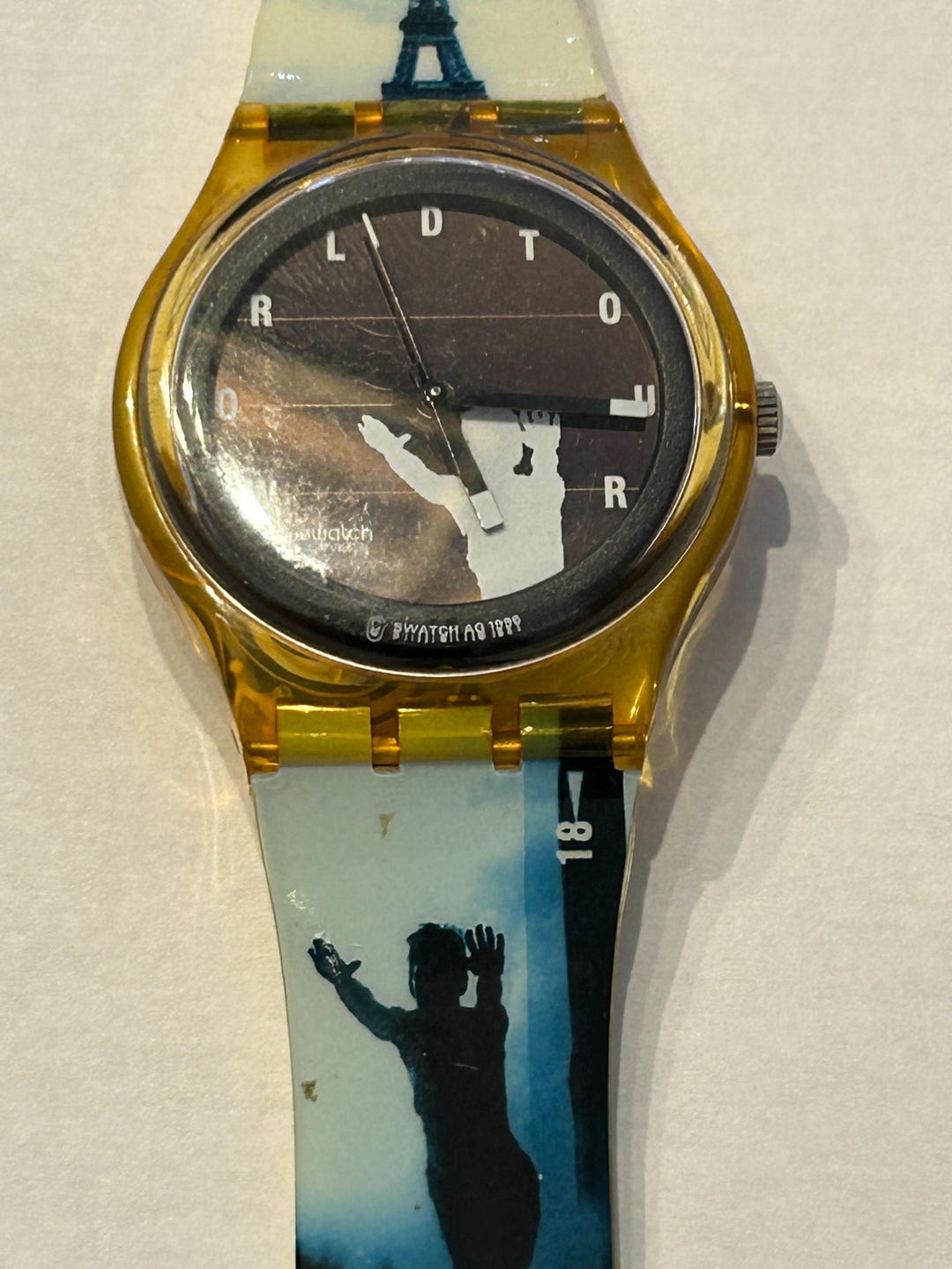 Swatch Special SRK104F Worldtour Solar Version France Solar Watch - Etsy