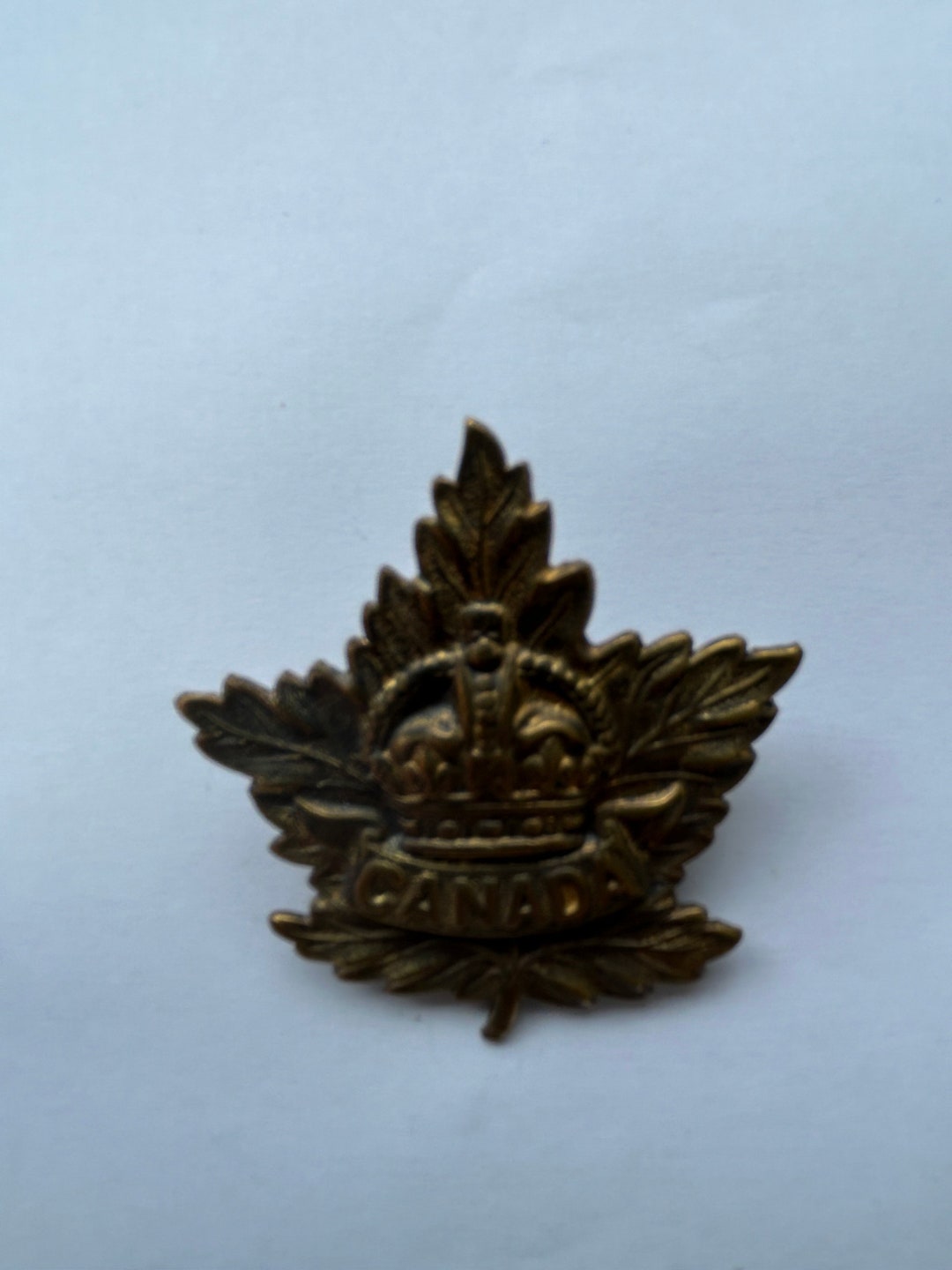 Canadian WW2 Canada General Overseas Service Cap Badge - Etsy