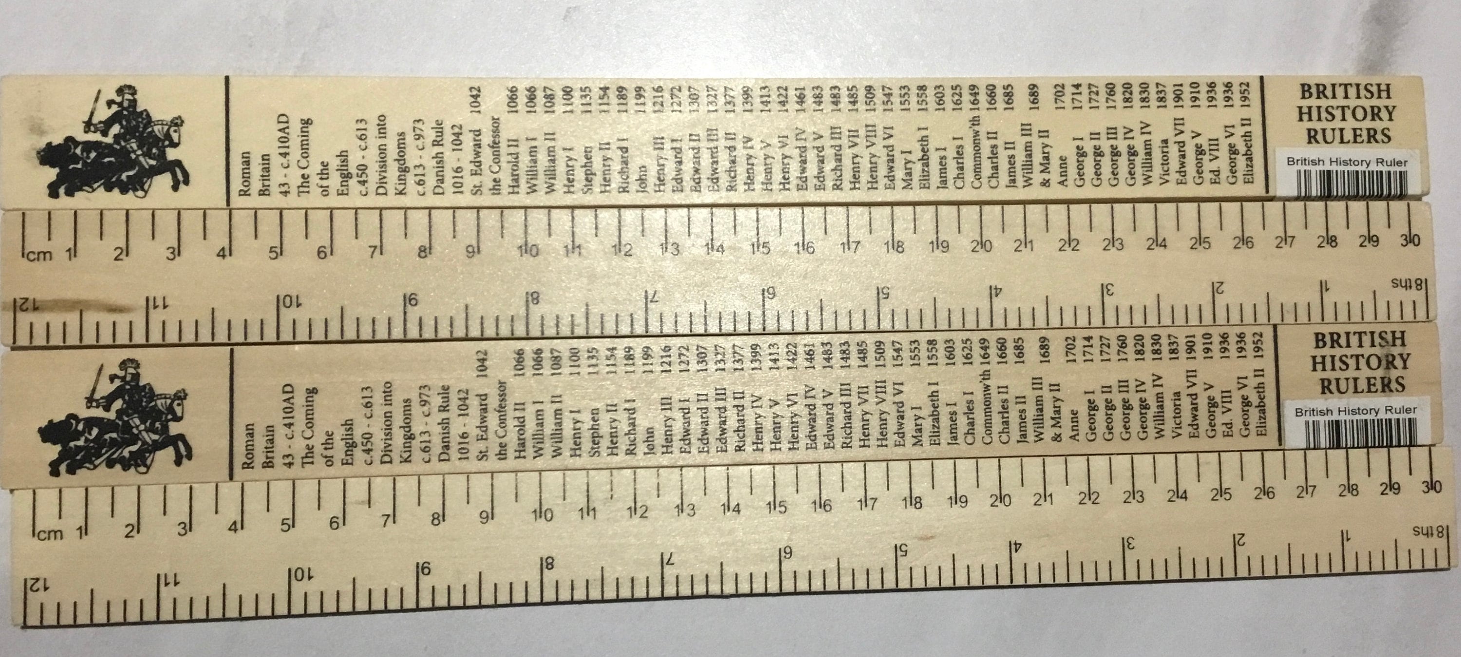 British History Wooden Timeline Ruler 30cm Updated With - Etsy UK