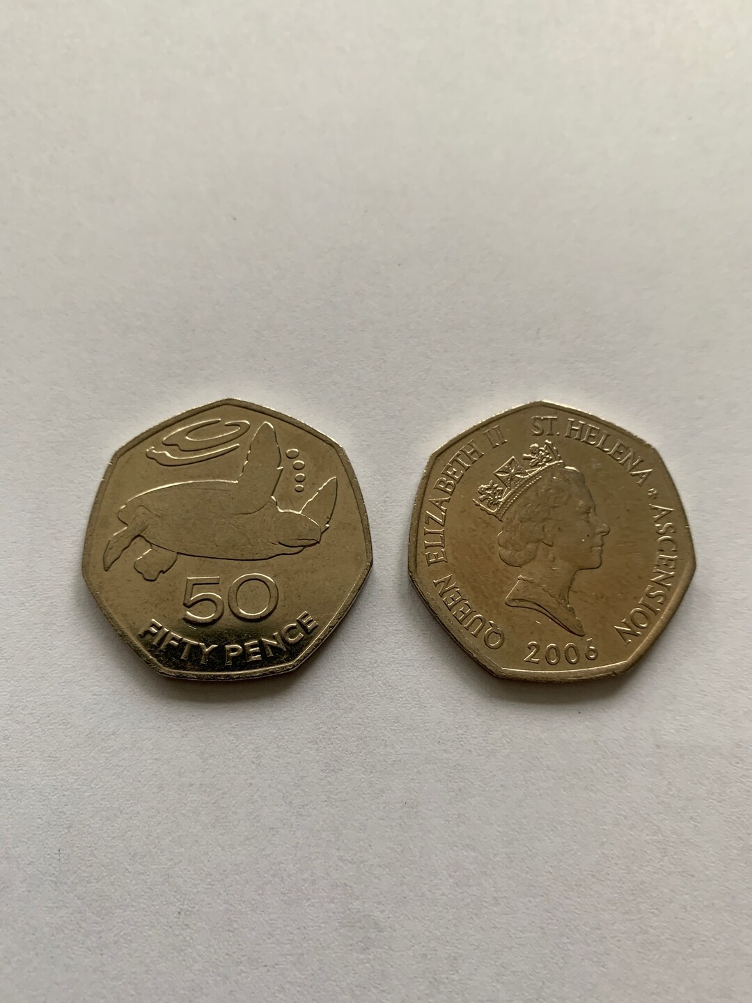 2006 Green Sea Turtle 50p Coin - Etsy UK